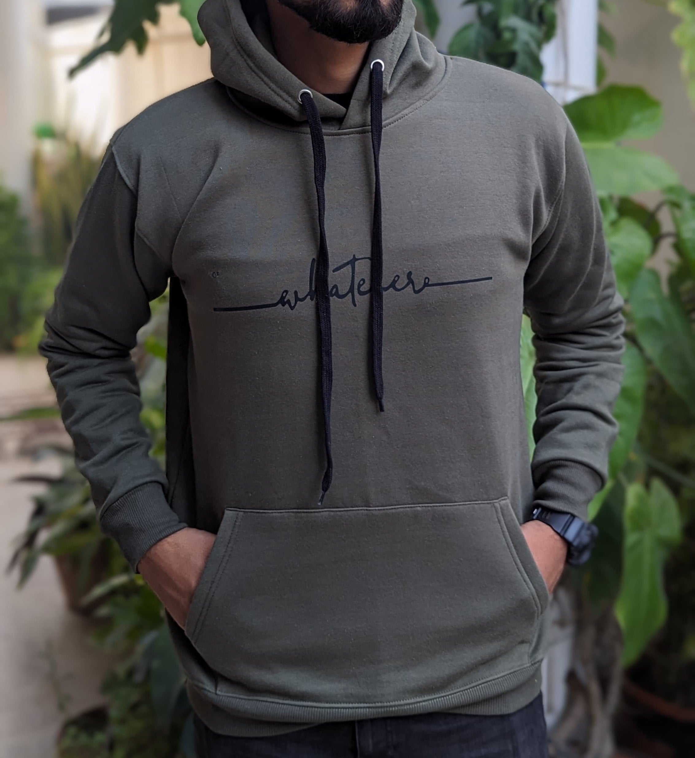 Bold basics - Men Super Soft Whatever Fleece Hoodie
