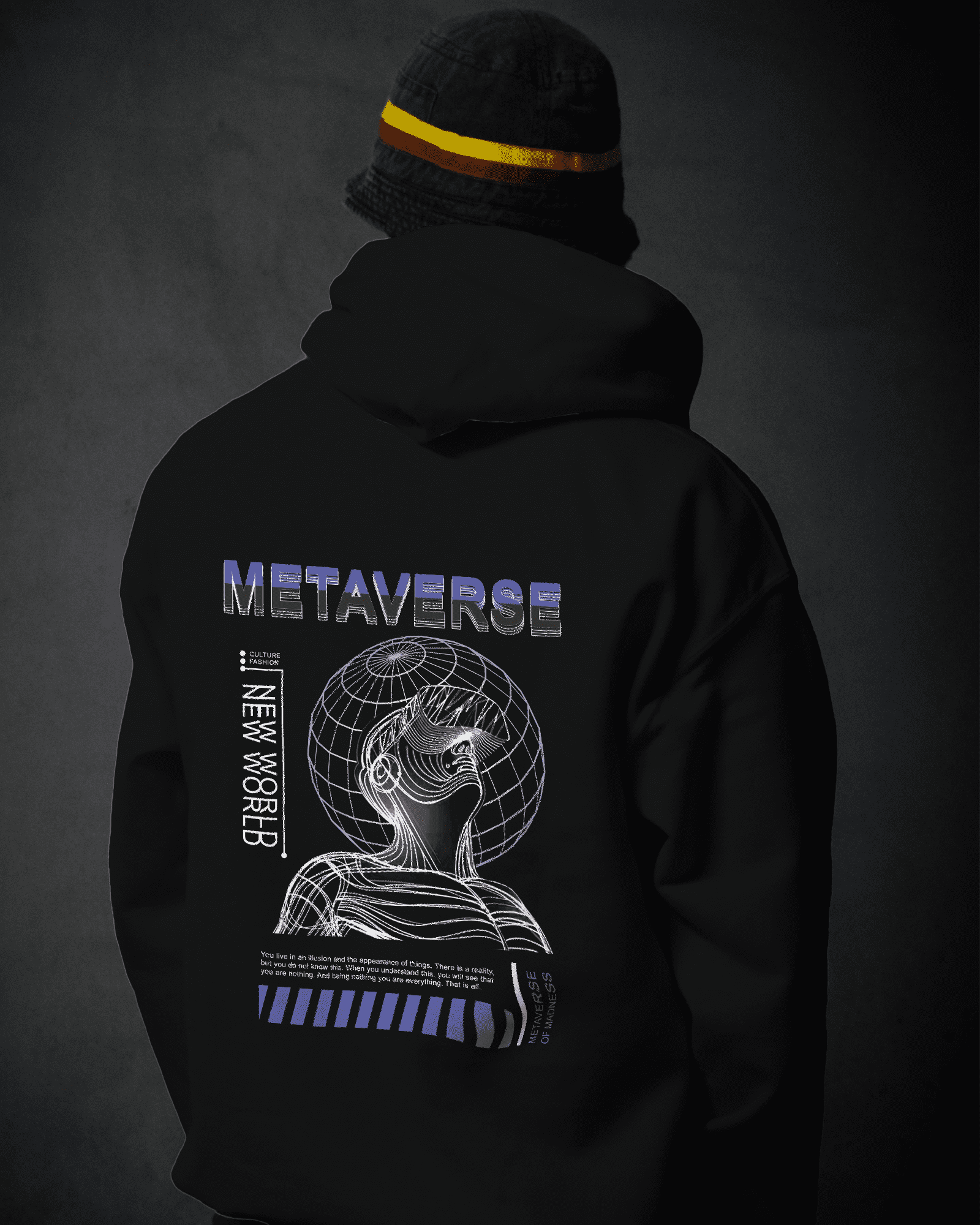 Bold basics - Men Super Soft Metaverse Fleece Hoodie